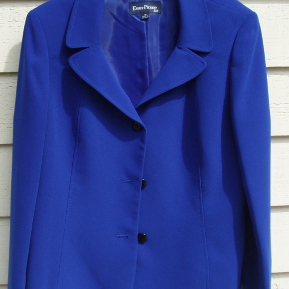 Evan Picone | Jackets & Coats | Evan Picone Royal Blue Suit | Poshmark